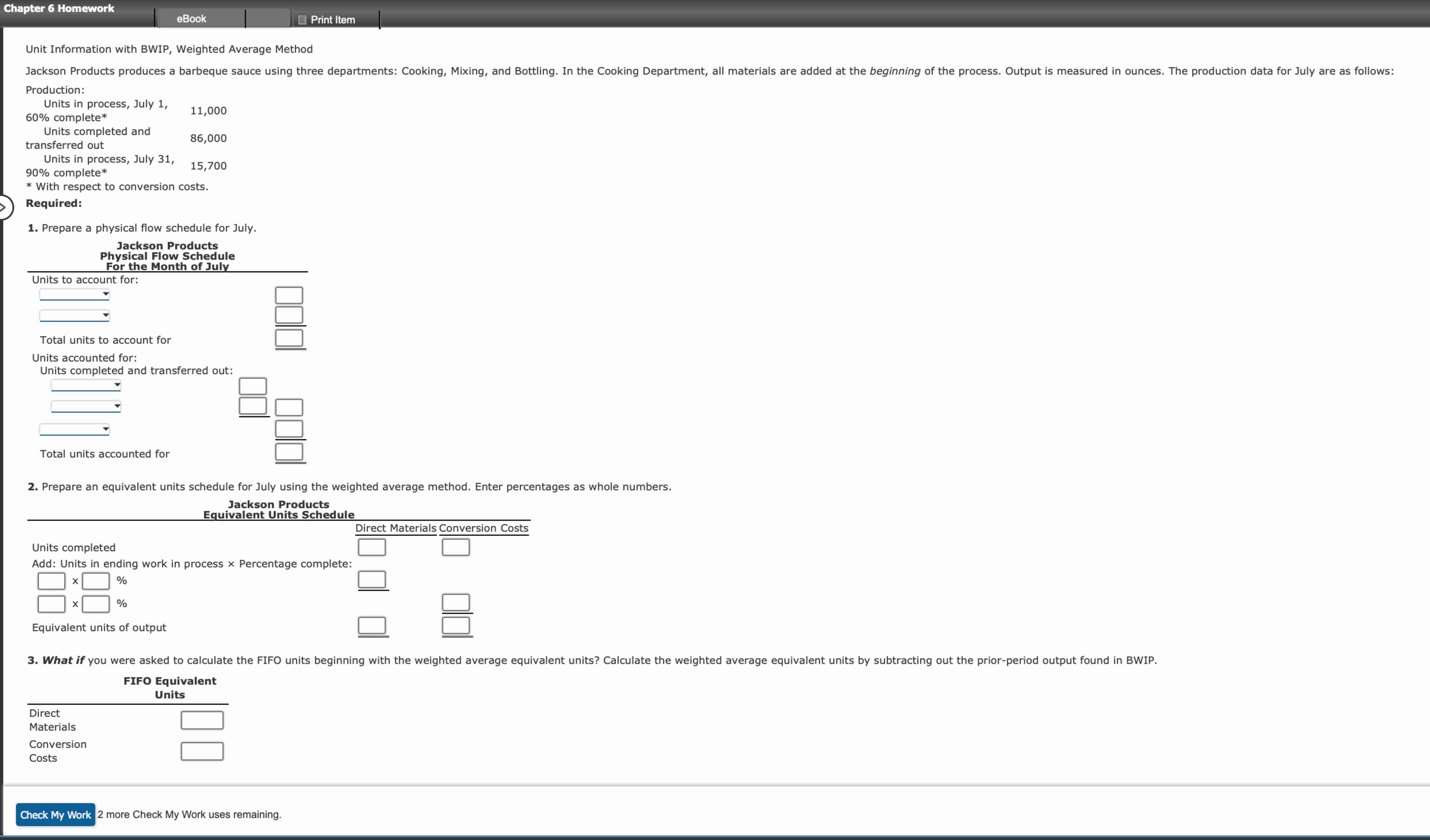 [Solved]: Required: Question Content Area 1. Prepare a phy