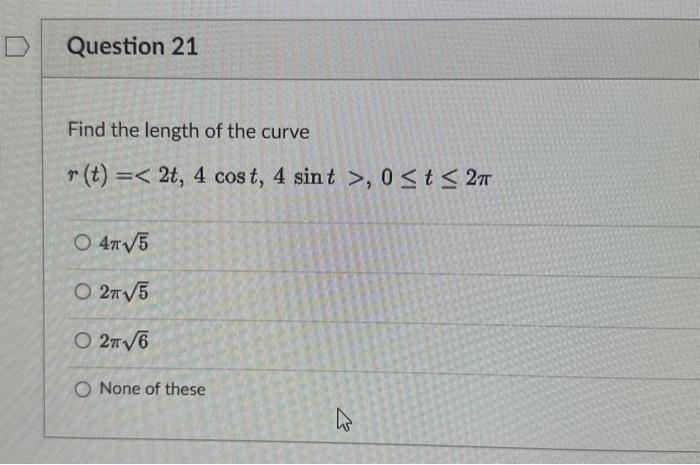 Solved Find the length of the curve | Chegg.com