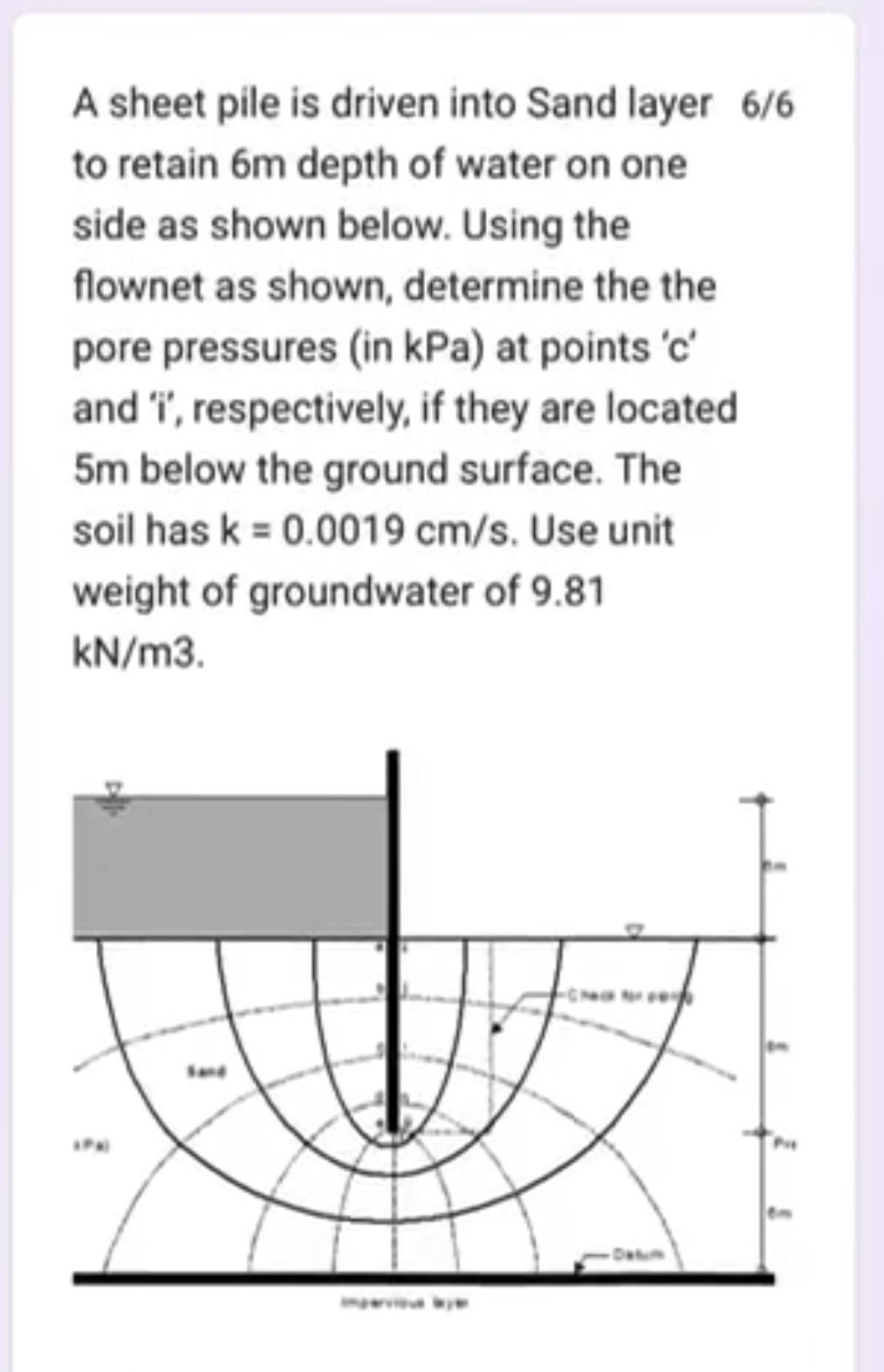 Solved Geotechnical Engineering 1 Please show me the | Chegg.com