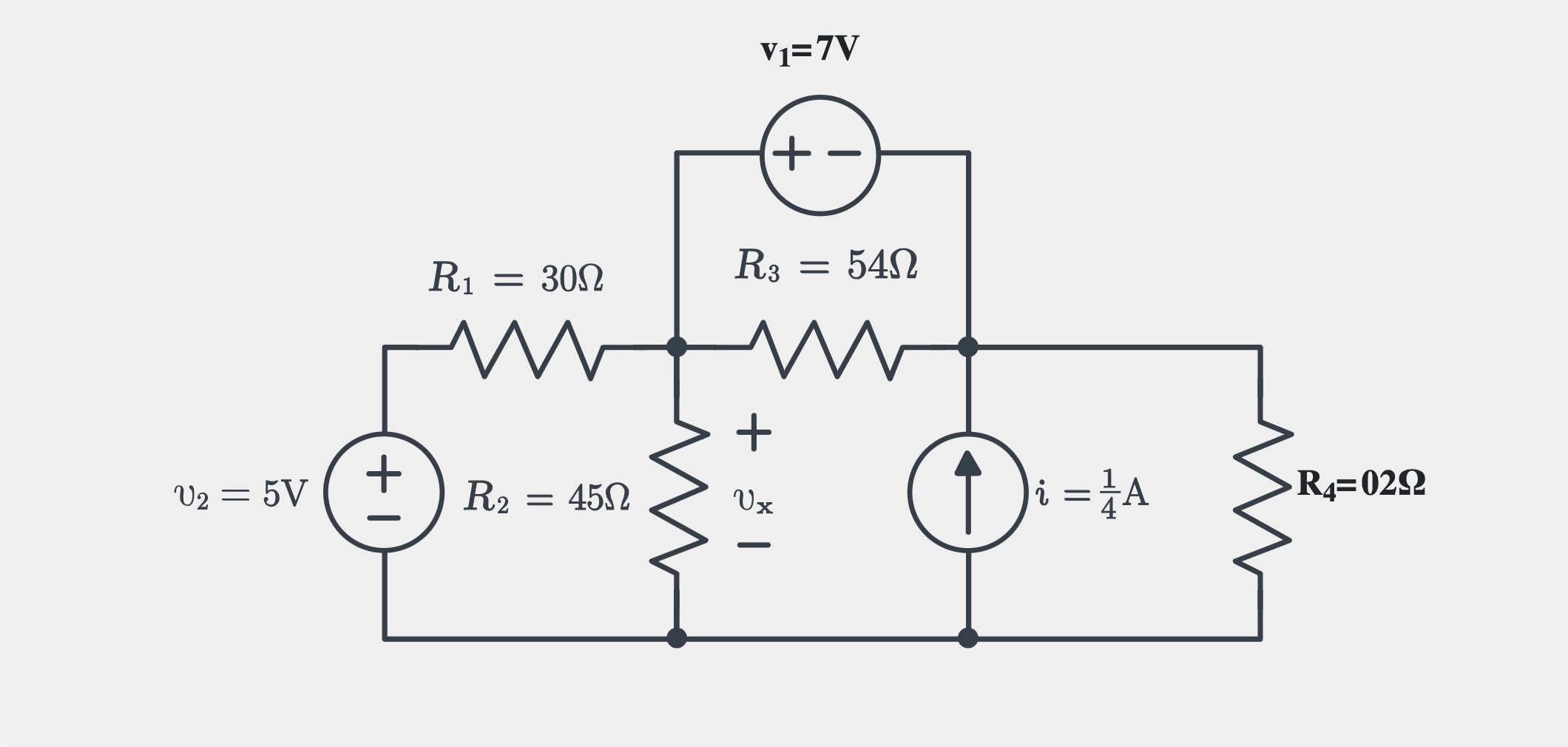 Solved Find Vx and the power of the voltage source V1 | Chegg.com