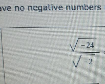 Solved ve no negative numbers-242-22 | Chegg.com