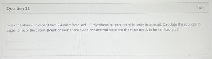 Solved Two Capacitors With Capacitance 9 4 Microfarad And