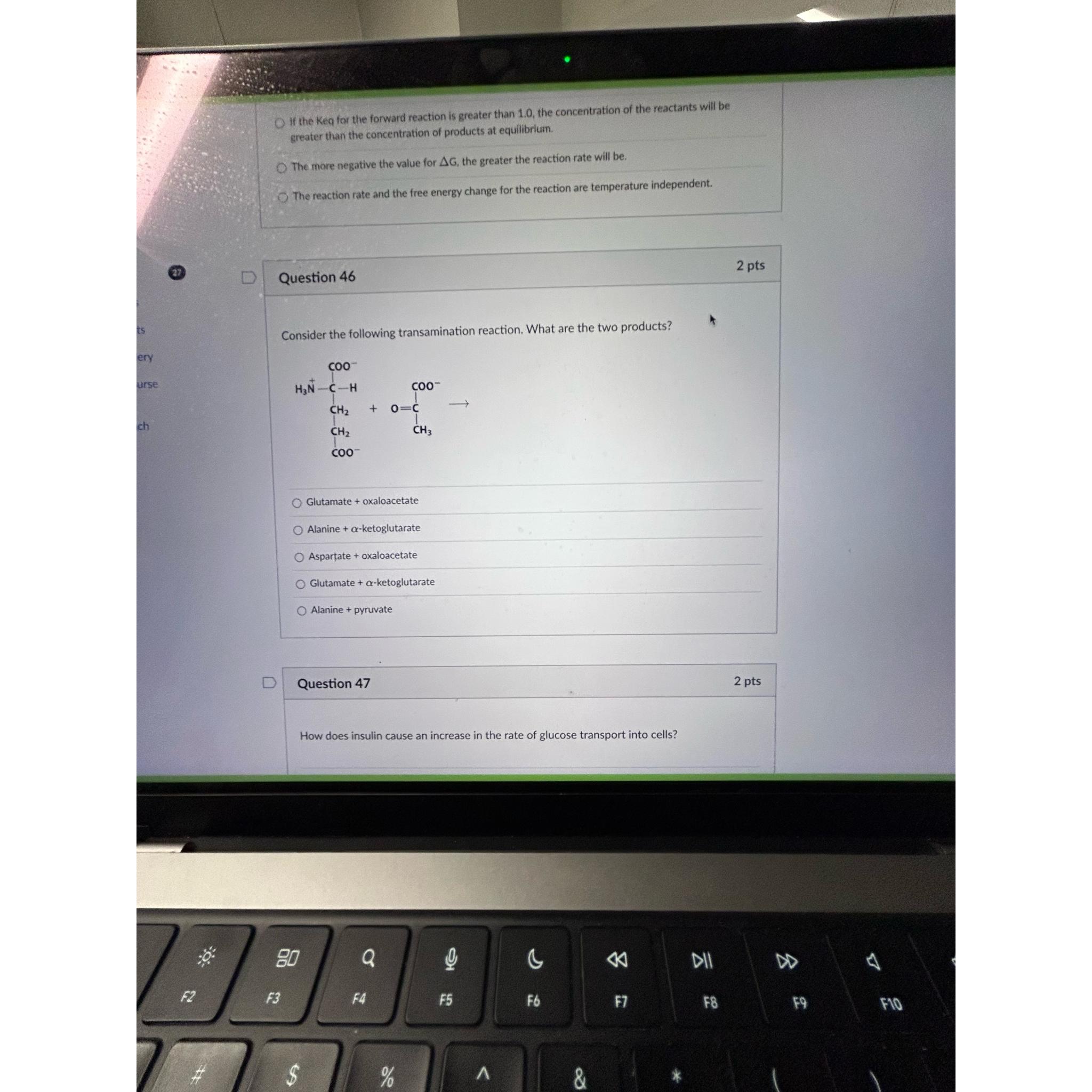 Solved If the Kea for the forward reaction is greater than | Chegg.com