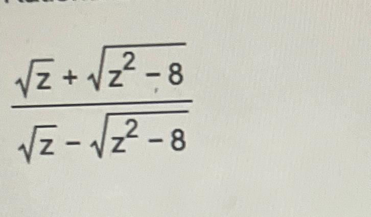 Solved z2+z2-82z2-z2-82 | Chegg.com
