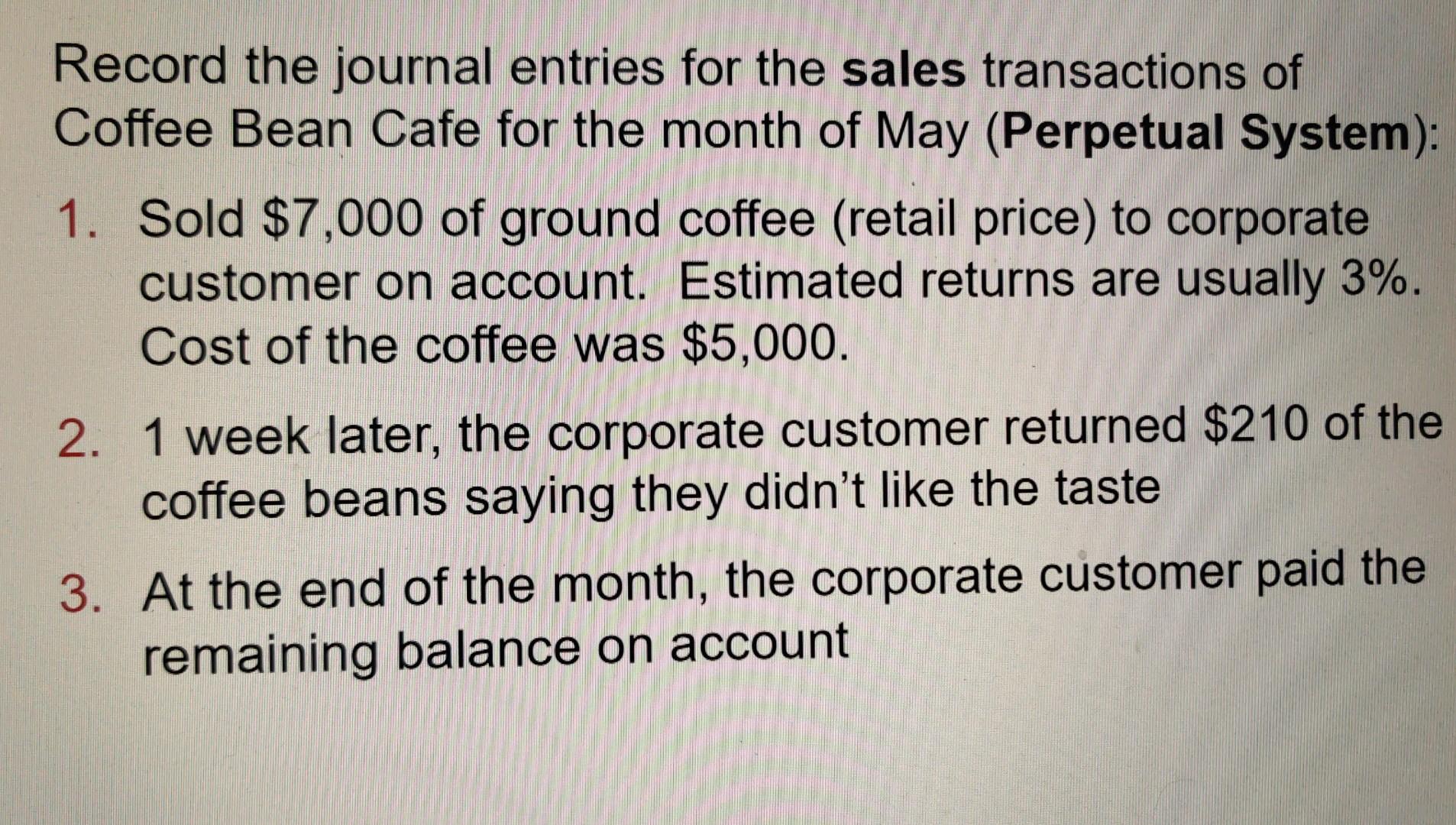 Solved Record the journal entries for the sales transactions | Chegg.com