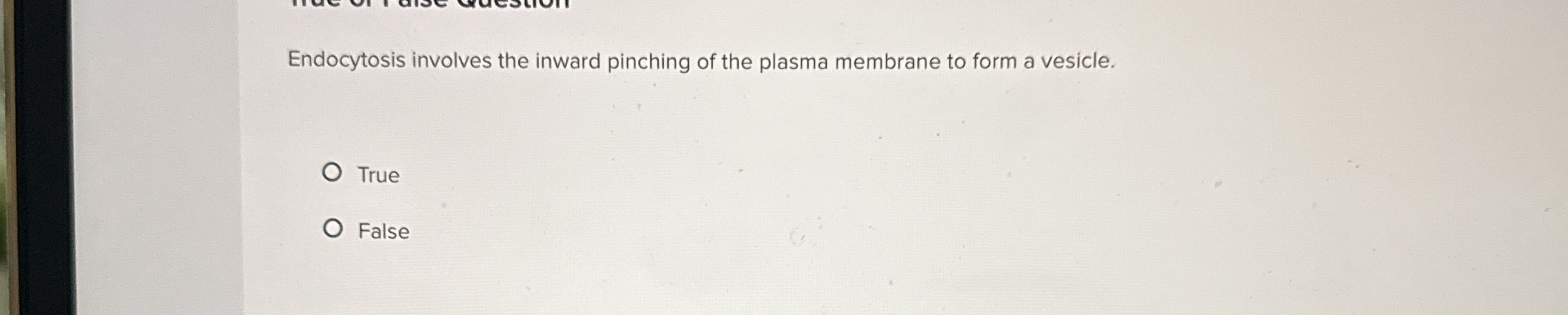 Solved Endocytosis involves the inward pinching of the | Chegg.com