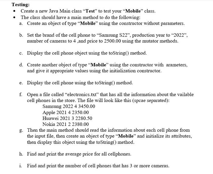 Solved SE I: 2 An electronics Shop wants to keep track of | Chegg.com