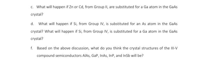 Solved 3. Ga has a valency of III and As has V. When Ga and | Chegg.com
