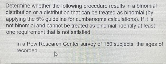 Solved Determine whether the following procedure results in | Chegg.com