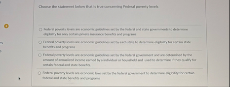 Solved Choose the statement below that is true concerning | Chegg.com