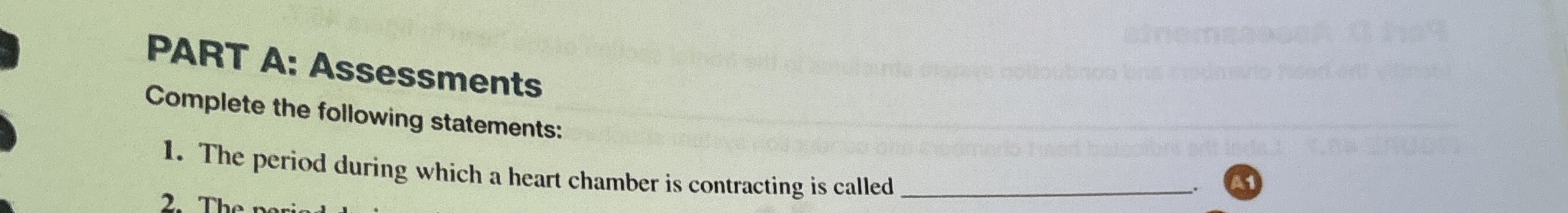 Solved PART A: AssessmentsComplete the following | Chegg.com Solved PART A: AssessmentsComplete the following | Chegg.com