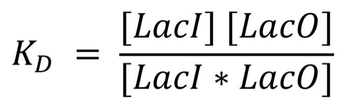 Solved Biochem1. The reported dissociation constant for LacI | Chegg.com