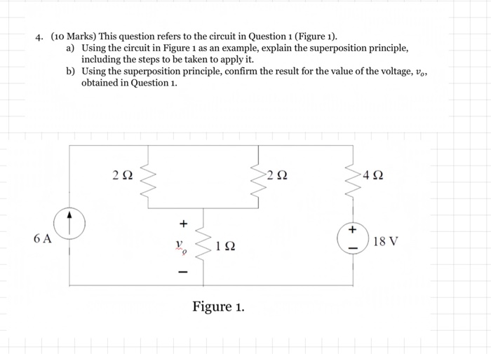 Solved 4. (10 Marks) This question refers to the circuit in | Chegg.com Solved 4. (10 Marks) This question refers to the circuit in | Chegg.com