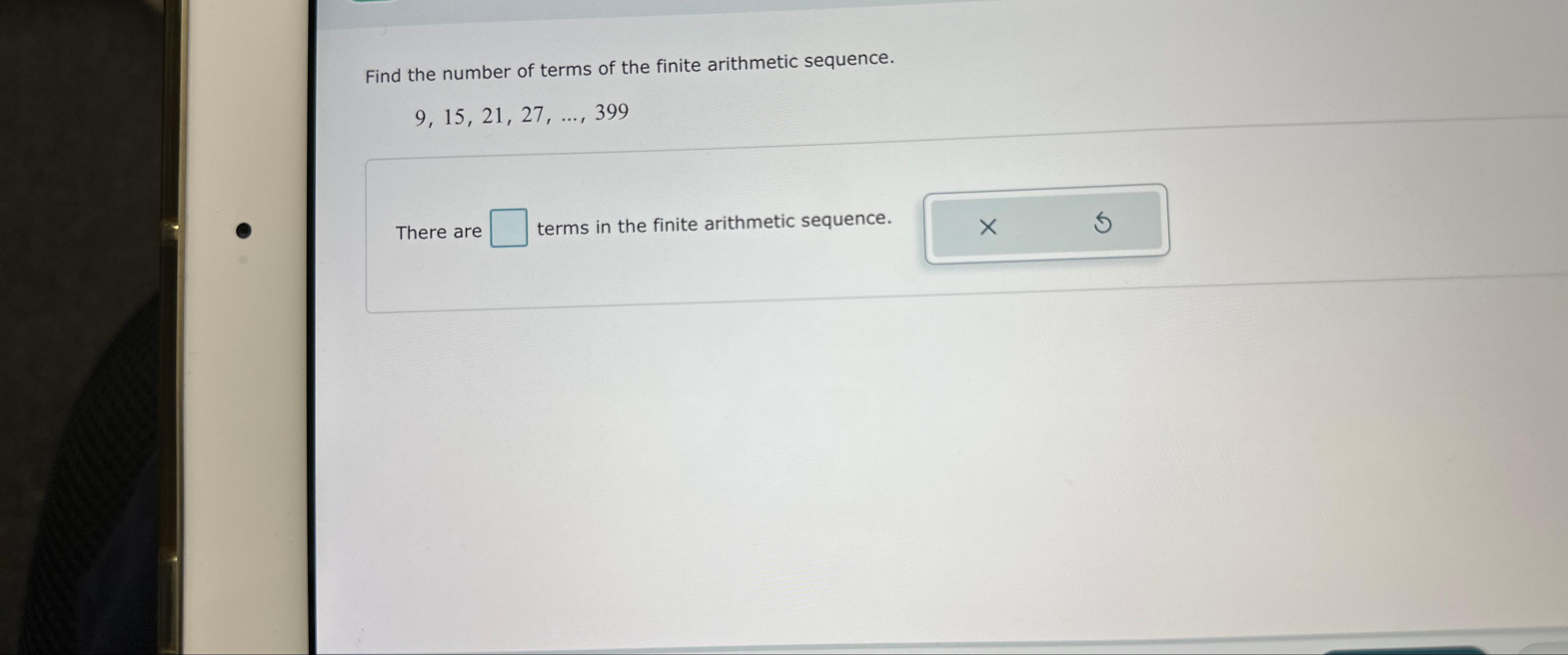 Solved Find The Number Of Terms Of The Finite Arithmetic