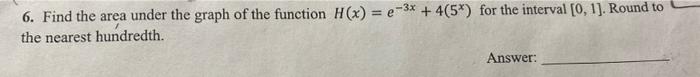 Solved the nearest hundredth. Answer: | Chegg.com