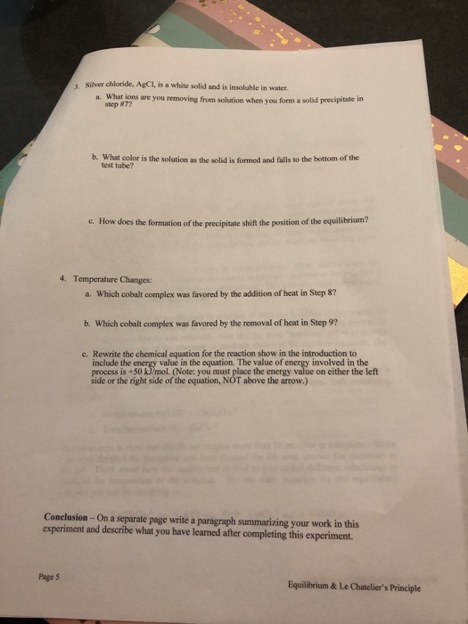 + Silver chloride, AgCl, is a white solid and is | Chegg.com