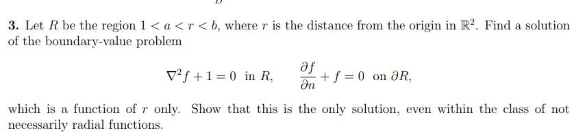 Solved 3. Let R be the region 1 | Chegg.com