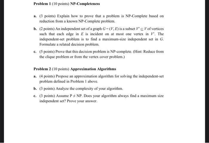 Solved a. (4 points) Propose an approximation algorithm for | Chegg.com