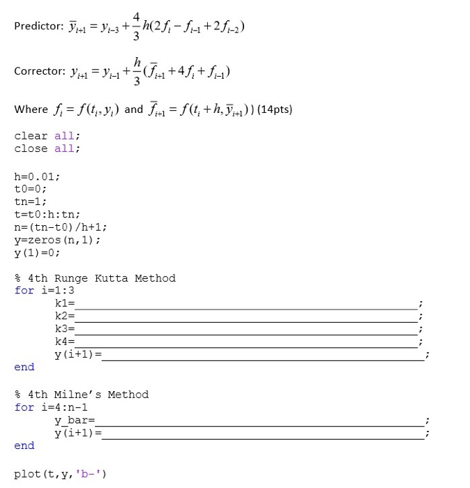Solved Please answer with Matlab Programming that can be | Chegg.com