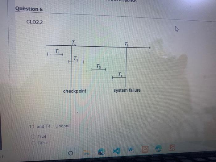 Solved T1 and T4 Undone True FalseCLO2.2 Consider the | Chegg.com