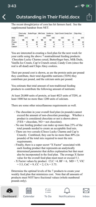 Create LP models in EXCEL to solve these models- turn | Chegg.com