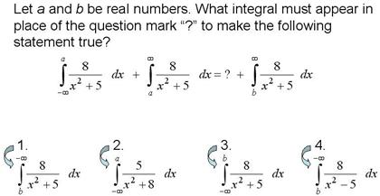 Solved Let a and b be real numbers. What integral must | Chegg.com