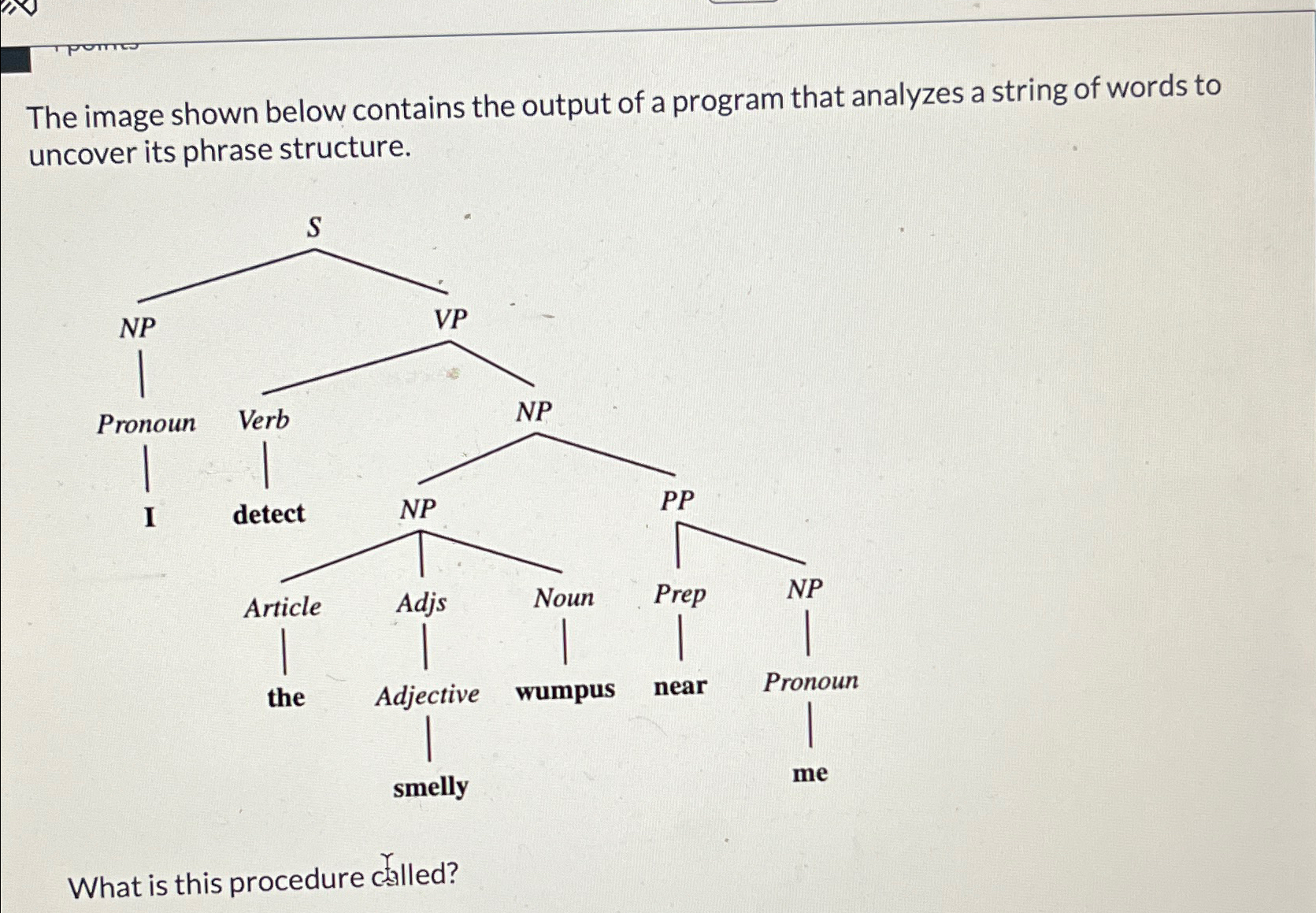 Solved The image shown below contains the output of a | Chegg.com