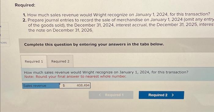 Solved On January 1, 2024, Wright Transport sold four school | Chegg.com Solved On January 1, 2024, Wright Transport sold four school | Chegg.com