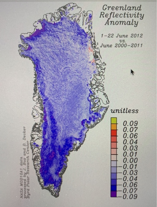 Solved Part 3: Data Set 2: Reflectivity anomaly maps Next, | Chegg.com