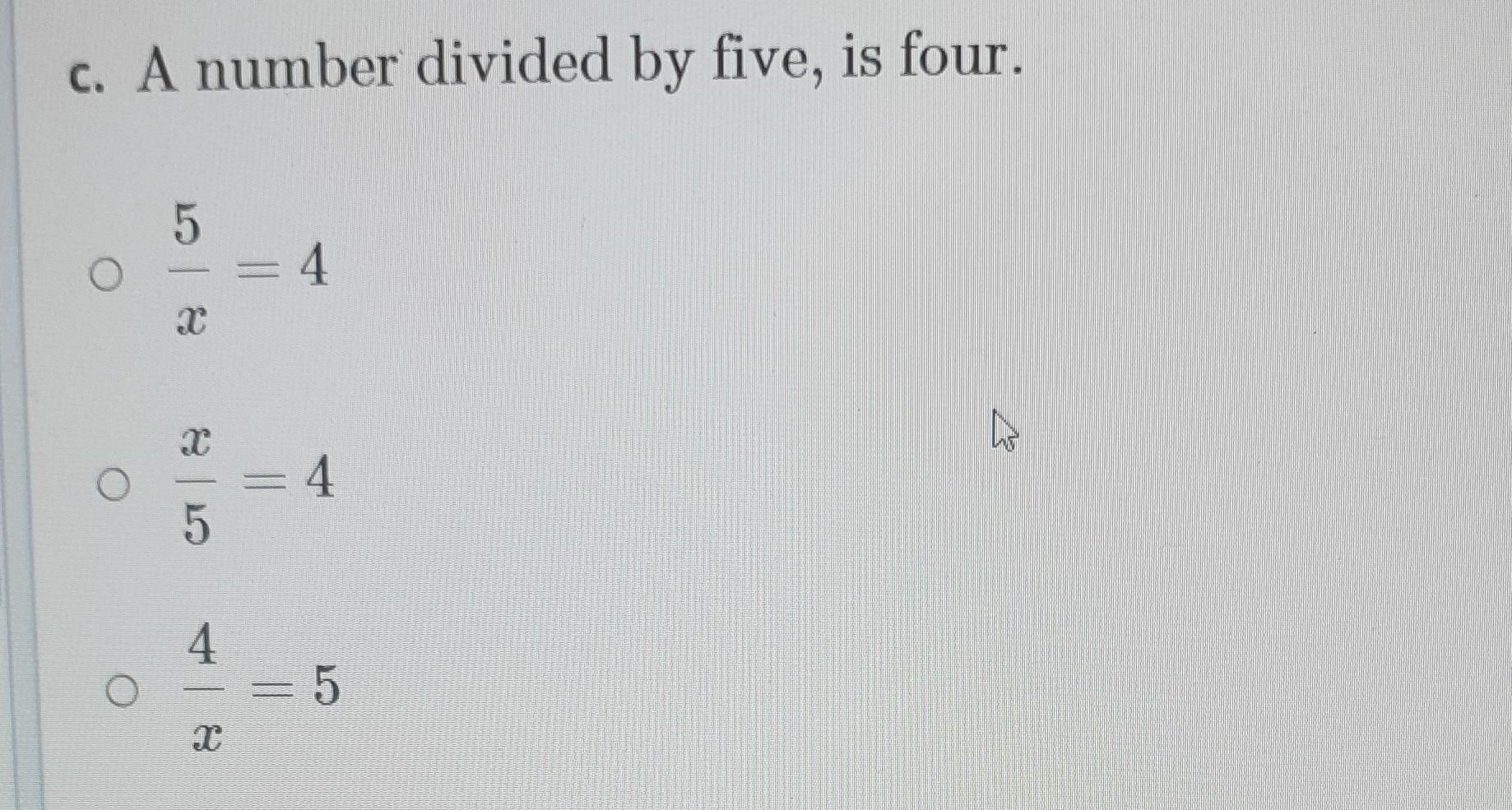 Solved Write the algebraic expression for the following: a. | Chegg.com