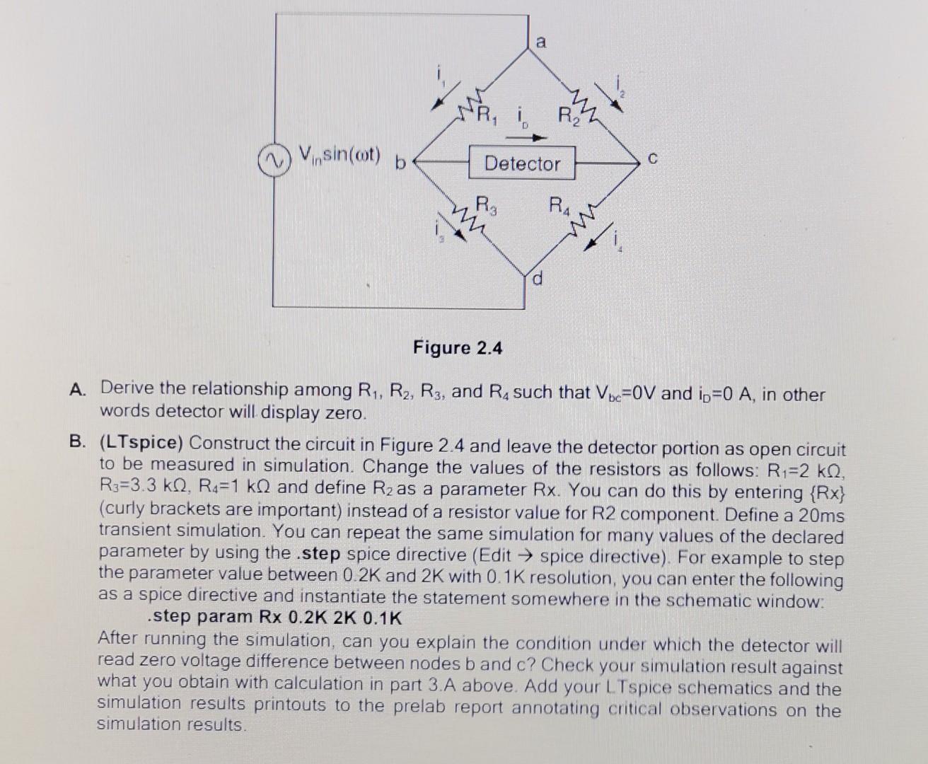 Solved Figure 2.4 A. Derive the relationship among R1,R2,R3, | Chegg.com