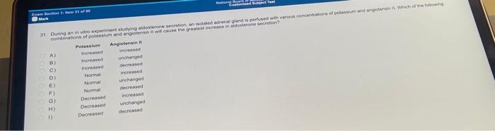 Solved National am Becom of Mard A) B) 31 During an inte | Chegg.com