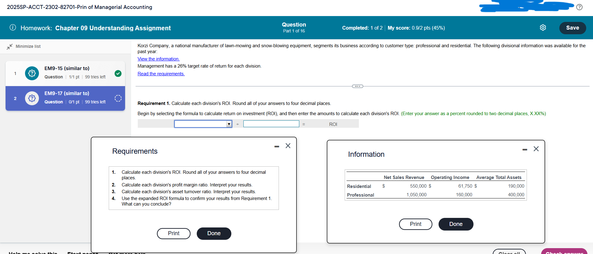 Solved past year:View the information.Management has a | Chegg.com