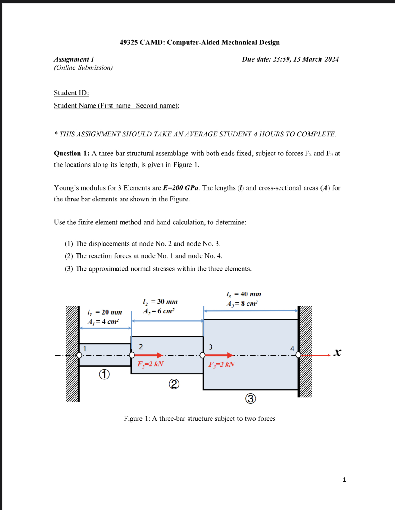 Solved 49325 ﻿CAMD: Computer-Aided Mechanical | Chegg.com
