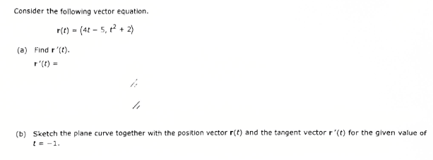 Solved Consider the following vector | Chegg.com