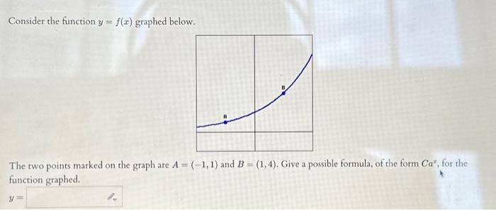 Solved Consider the function y=f(x) graphed below. The two | Chegg.com