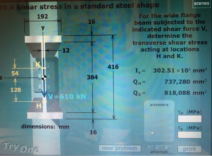 Solved 192 scenes 119.4 Shear stress in a standard steel | Chegg.com