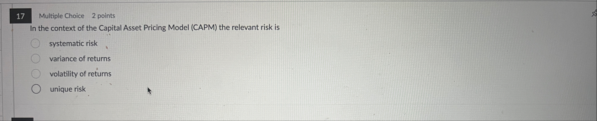 17Multiple Choice 2 ﻿pointsIn the context of the | Chegg.com
