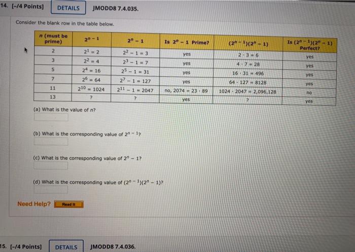 Solved 14. [-14 Points) DETAILS JMODD8 7.4.035. Consider the | Chegg.com Solved 14. [-14 Points) DETAILS JMODD8 7.4.035. Consider the | Chegg.com