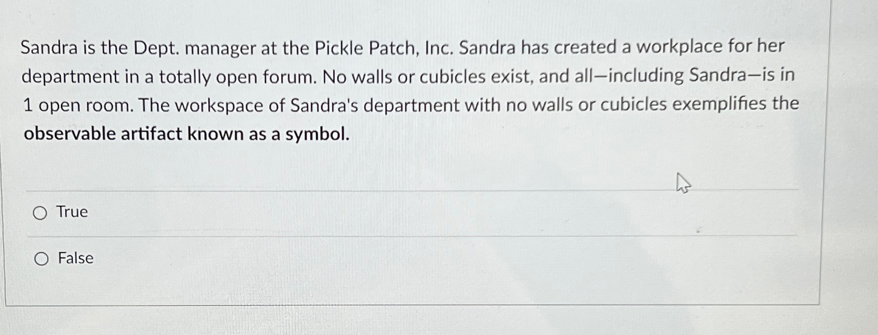 Solved Sandra is the Dept. manager at the Pickle Patch, Inc. | Chegg.com