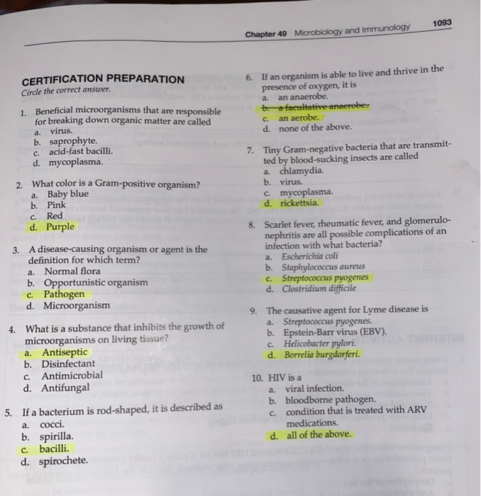 Solved Need help with question 1 and 6. From the book Kinns | Chegg.com
