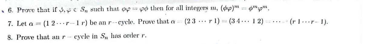 Solved 6. Prove that if ϕ,φ∈Sn such that ϕφ=φϕ then for all | Chegg.com