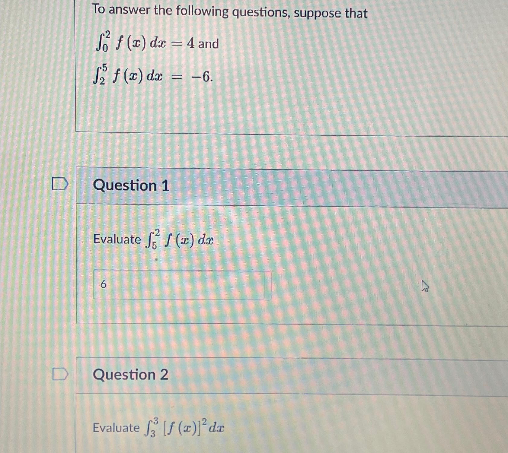Solved To answer the following questions, suppose | Chegg.com