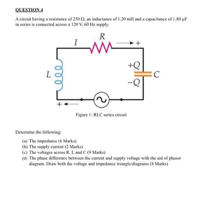 Solved QUESTION 1 Capacitors and inductors store energy in | Chegg.com