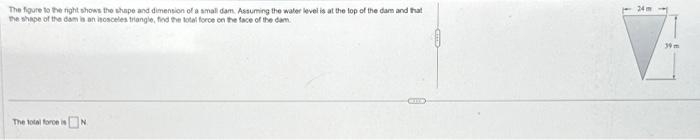 a figure to the right shows the shape and dimension | Chegg.com