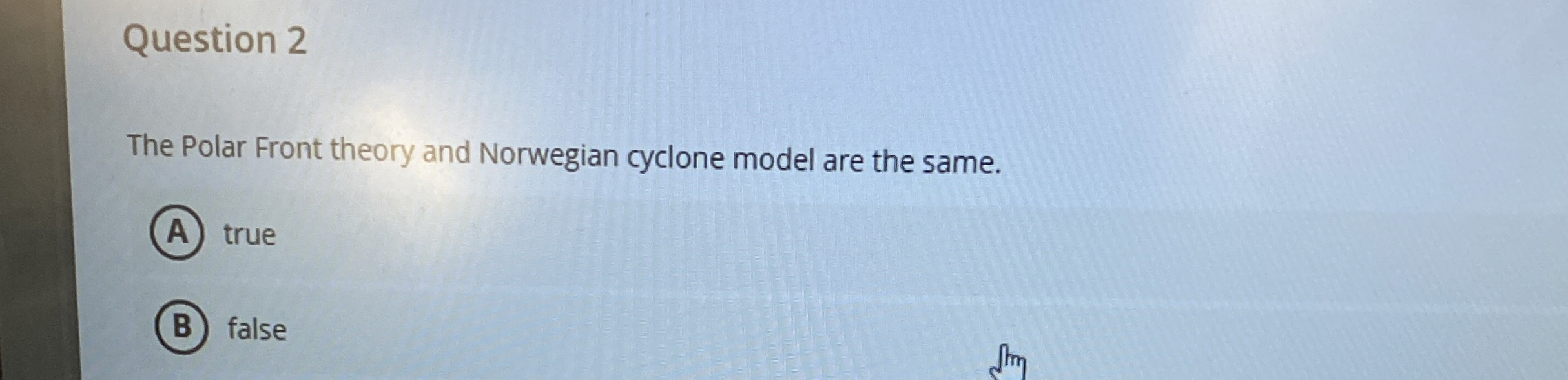 Solved Question 2the Polar Front Theory And Norwegian
