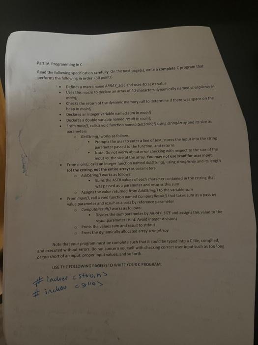 Solved can you show me step by step how do write the code | Chegg.com