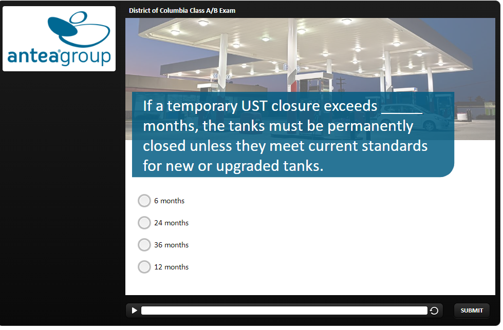 Solved if a temporary ust closure exceeds how many District | Chegg.com