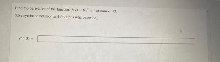 Solved Find the derivative of the function f(x) = 7x2 + 8x - | Chegg.com