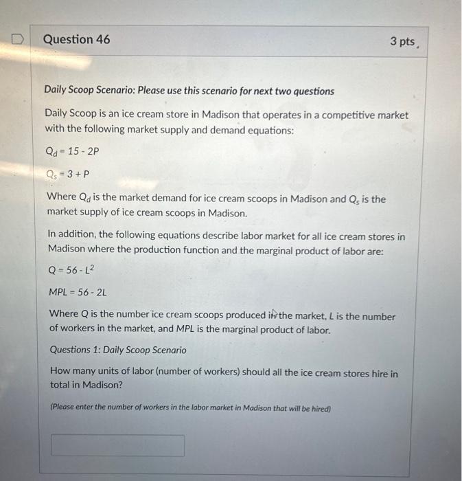 Solved Daily Scoop Scenario: Please use this scenario for | Chegg.com